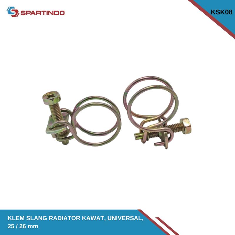 Klam Klem Selang Kawat Ukuran 25 mm Hose Clamp Klem Selang Air - Shop ...