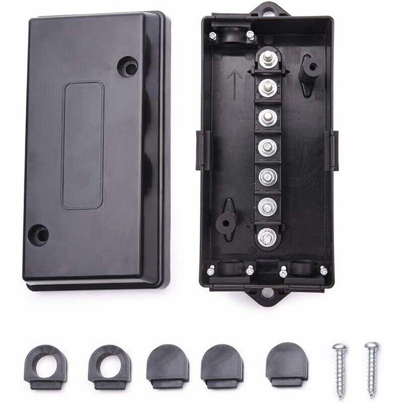 7 Way Electrical Trailer Junction Box 7 Gang Trailer Wire Connector ...