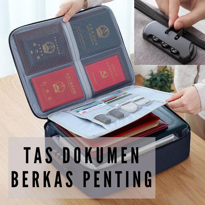 Jual Tas Dokumen Koper Tempat Penyimpanan Sertifikat Berkas Storage Bag ...