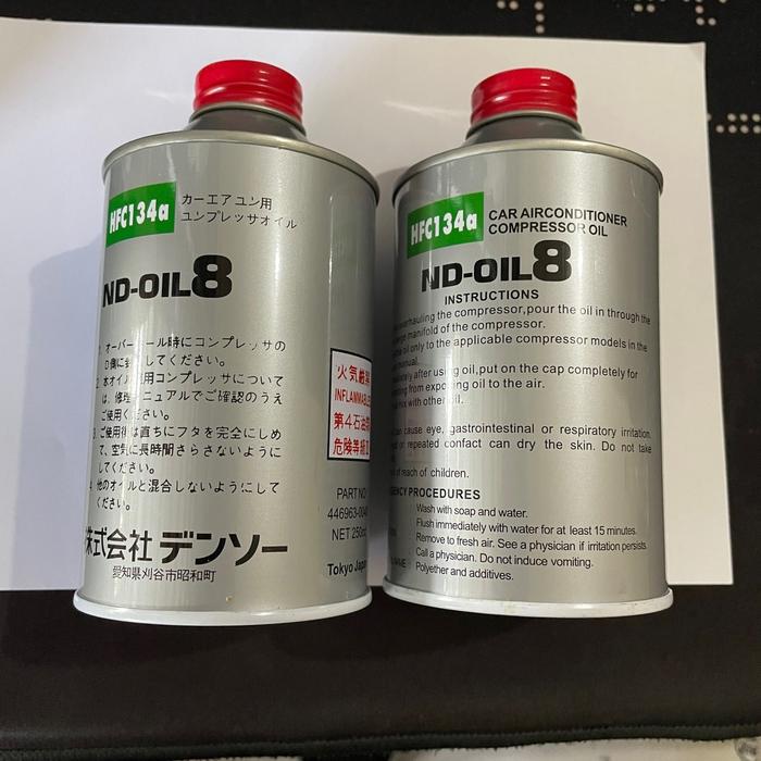 Jual Oli ND8 Oil Nd 8 Kompresor Compressor Ac Mobil HFC R134A 250cc ...