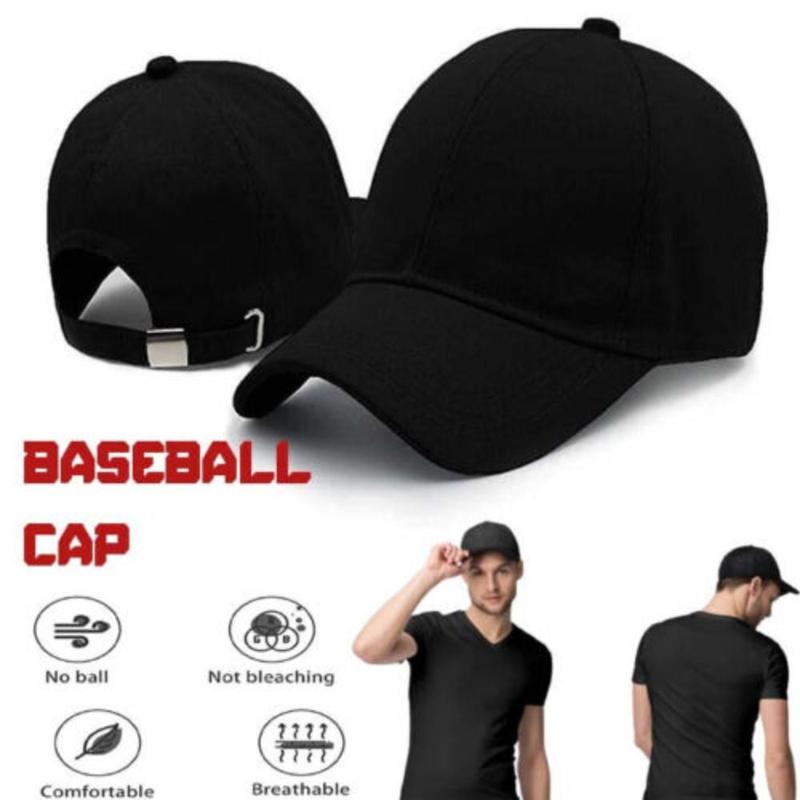 Topi besbol kapas dengan visor, topi sukan kasual dengan perlindungan ...