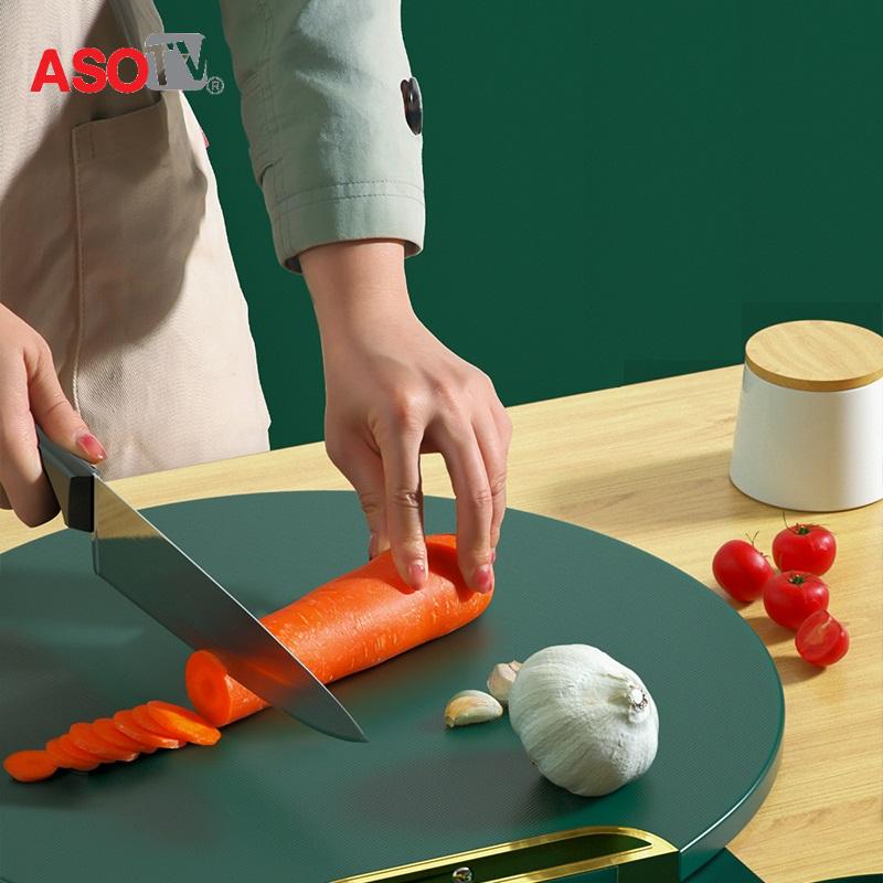 ASOTV 1416 PE Anti-bacterial Standing Chopping Board Multi-function ...