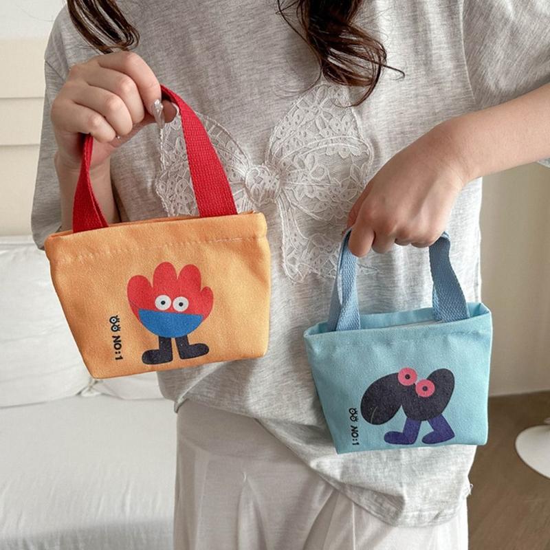 Cartoon Mini Canvas Bag Small Bags Korean Style Tote Bag Han - TikTok ...