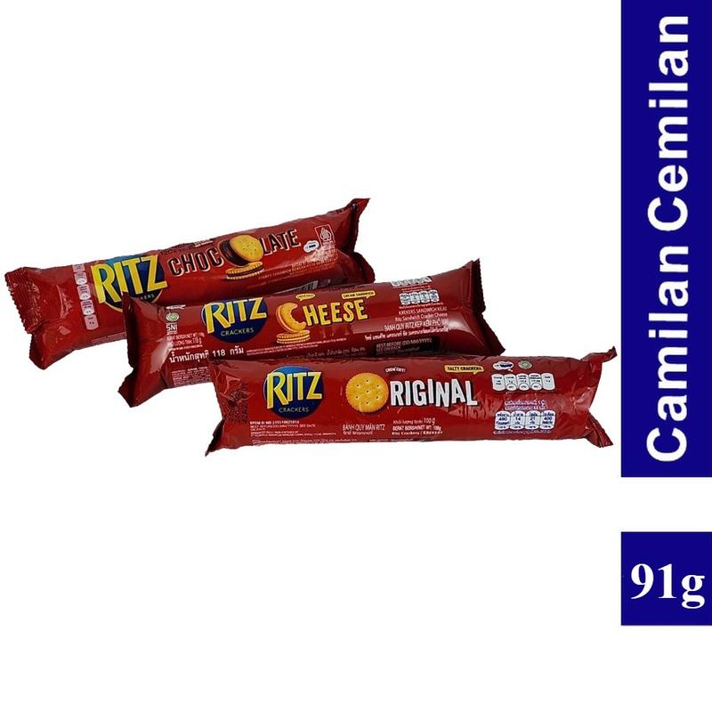 Ritz Biskuit Sandwich Crackers Original Coklat Keju 91 gr - Shop ...