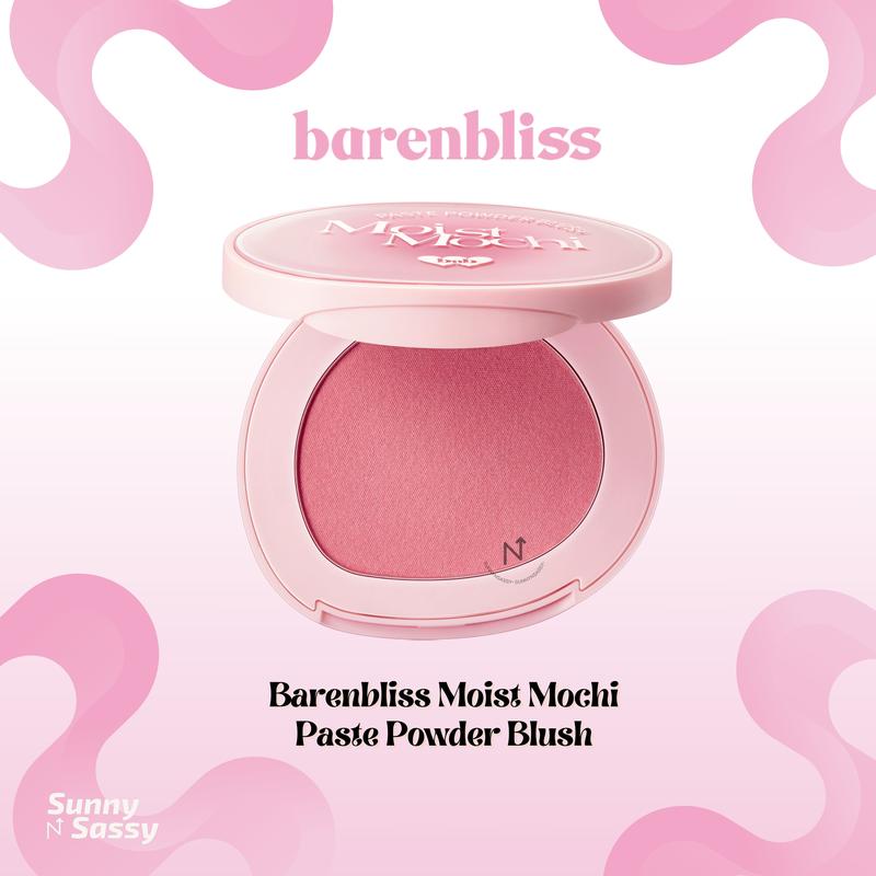 BNB Barenbliss Moist Mochi Paste Powder Blush 12H Lasting Color - Shop ...