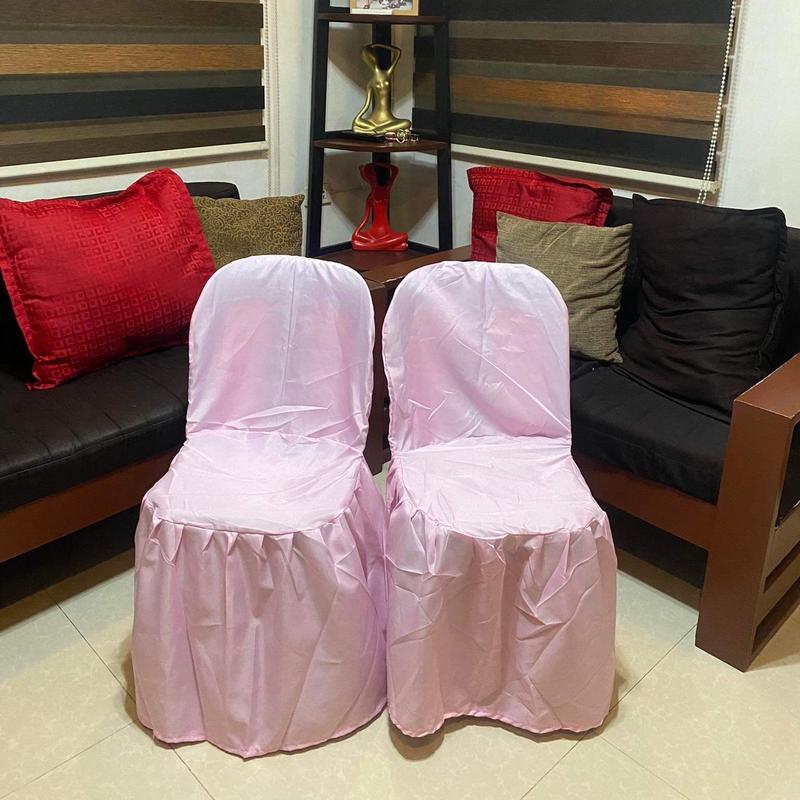 Pink Theme Monoblock Chair Cover | Chair cover ans Ribbon - TikTok Shop ...
