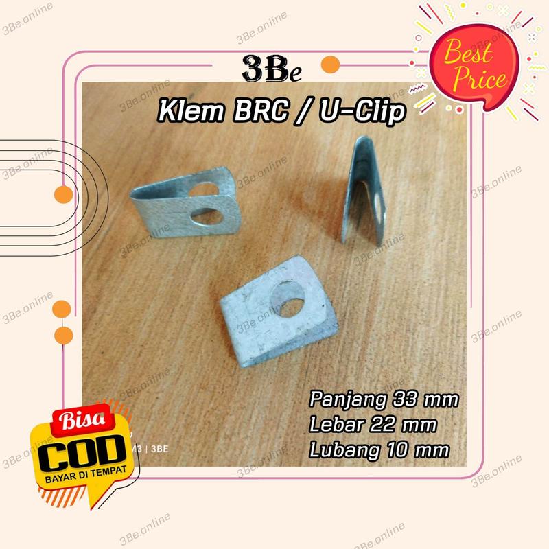 5pcs Klem BRC Uclip konektor pegangan penjepit pengait Vclip - Shop ...