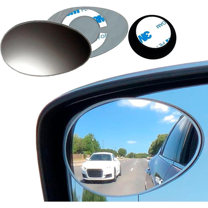 Blind Spot Car Mirrors: Semi Oval Convex Rear View - HD Glas - TikTok Shop