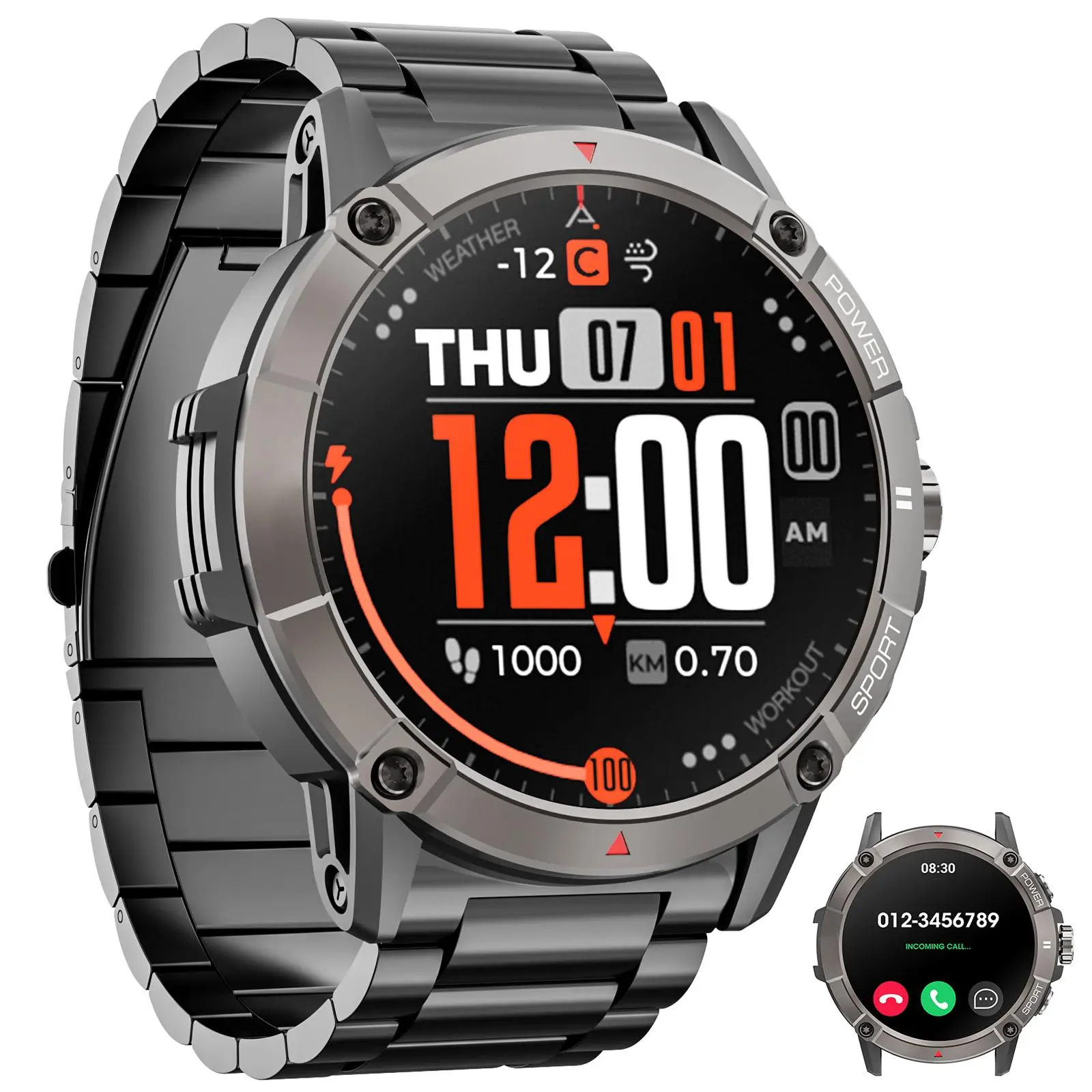 Smart Watch for Men Women with Touch Screen(GPS), Blood Oxygen - TikTok ...