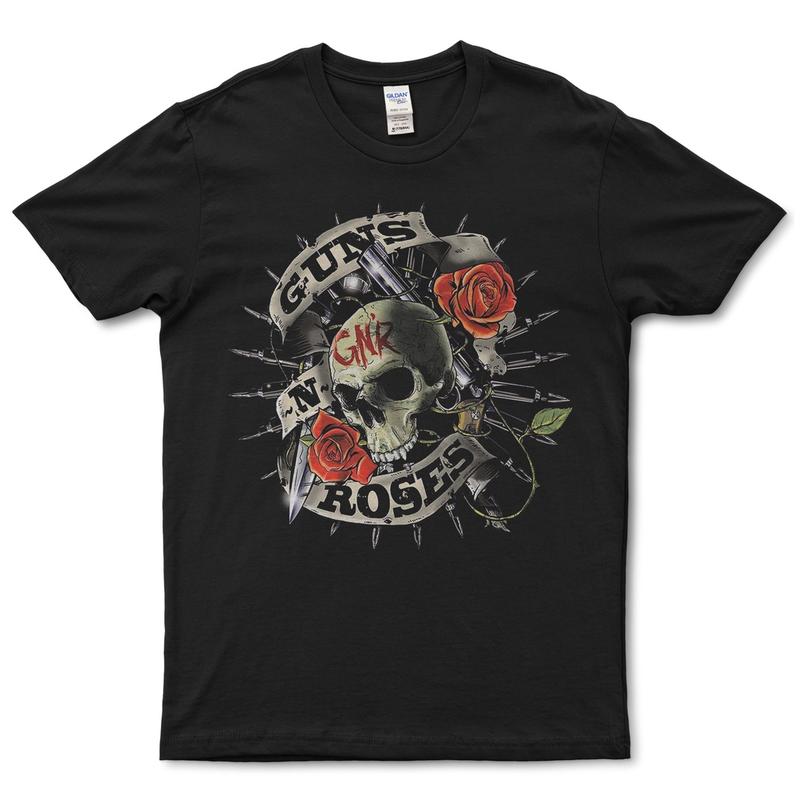 Baju Band Rock Logam, Kualiti Terbaik, Cetakan Tersuai, Pakaian ...
