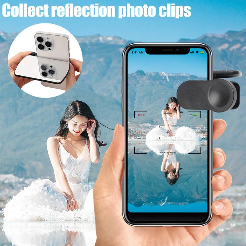 Sky Mirror Mobile Phone Reflection Clip Adjustable Angle Mirror ...