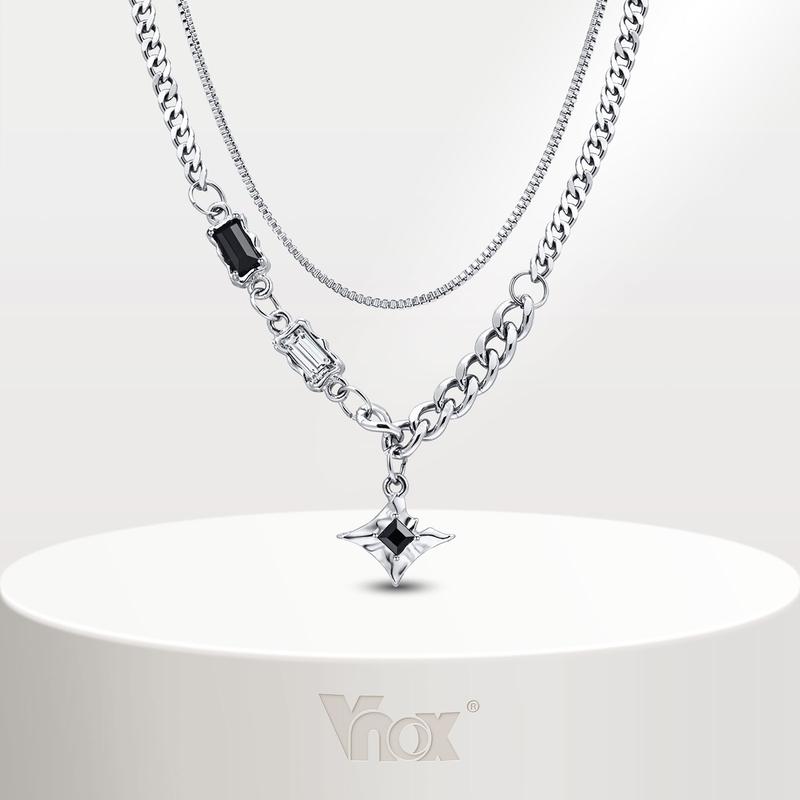 Kalung Bintang Empat Bucu Mudah, Reka Bentuk Keluli Titanium - TikTok ...