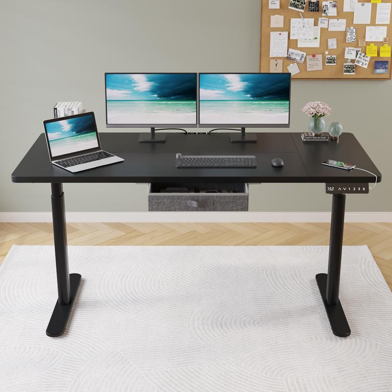 Mxtark 63 inches Electric Desk 1.6M Height Adjustable Standing - TikTok ...