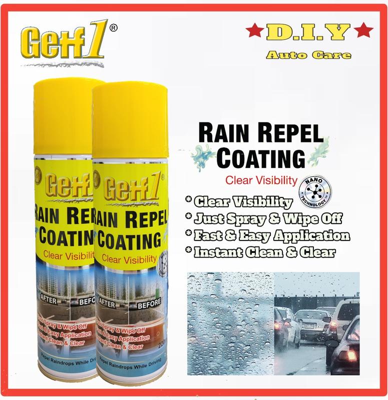 (Ready Stock)Getf1 Rain Repel Coating Car Windscreen Rain Repellent ...