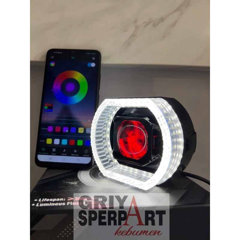 Lampu biled billed matrix x1 devil RGB 4,5 in & 3,5 in - Shop | Tokopedia