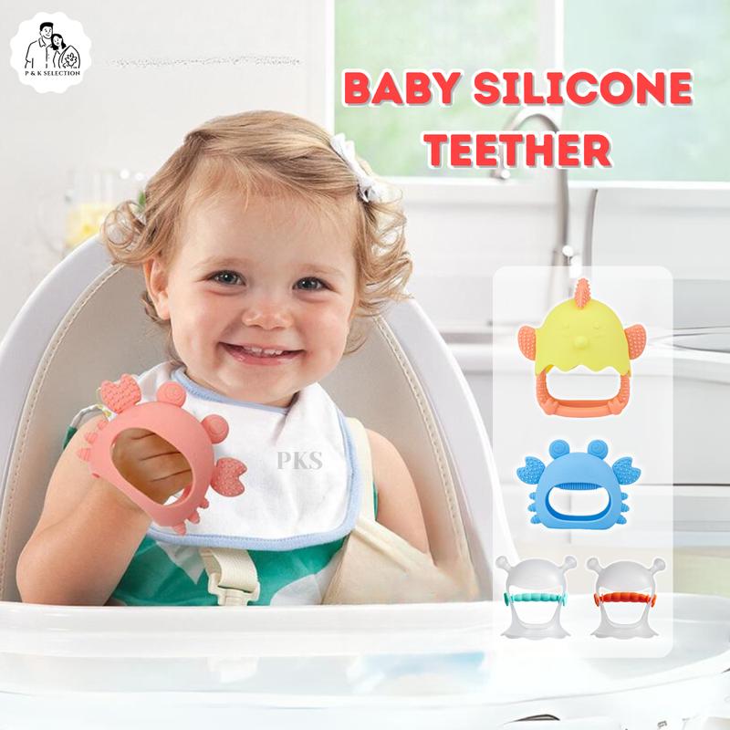 《PKS》 Silicone Baby Teether Anti bite Gloves Hand Nursing Newborn ...