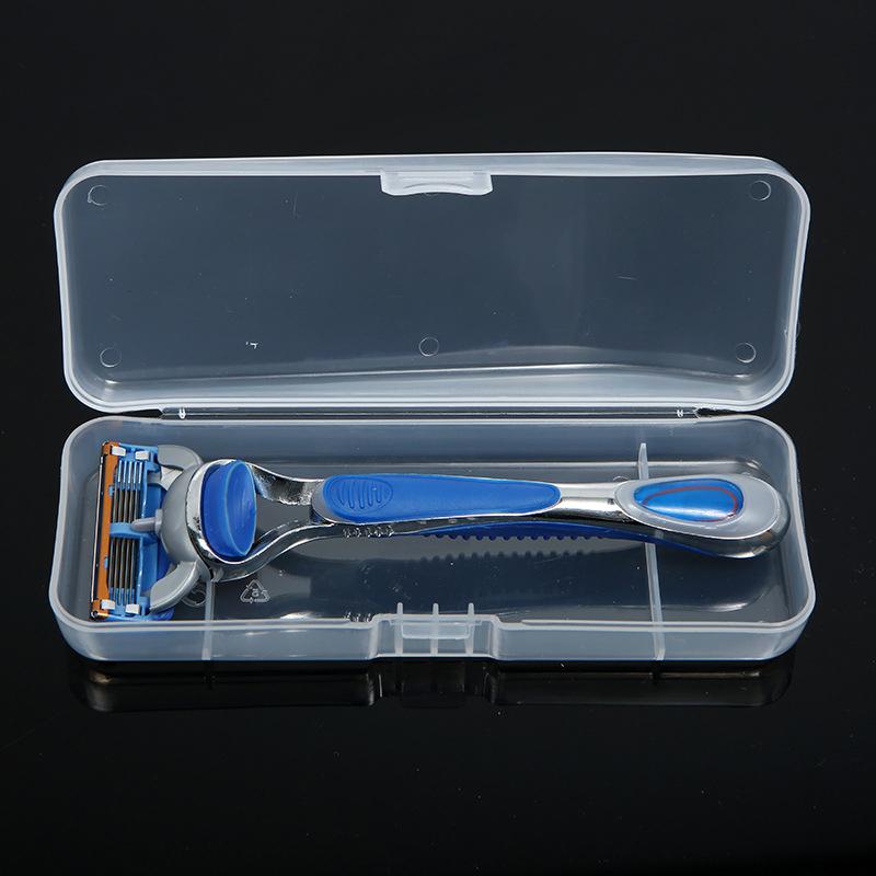 Men Universal Shaver Storage Box Handle Box Full Transparent - TikTok ...