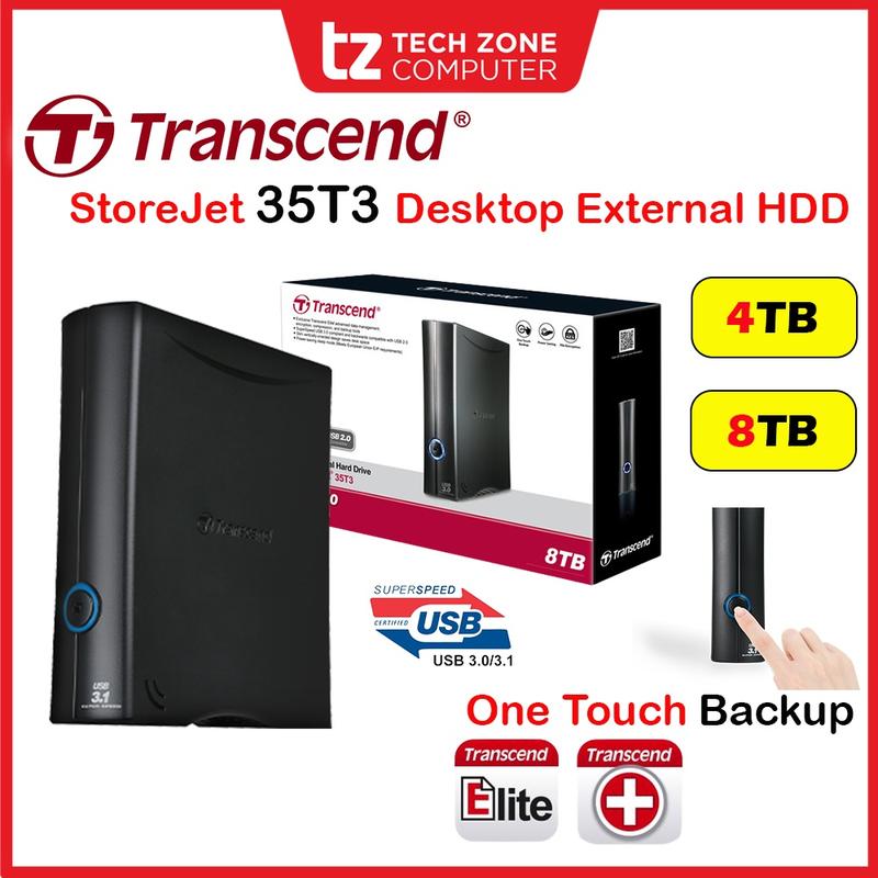 Transcend StoreJet 35T3 External Hard Drive 4TB / 8TB USB 3. - TikTok ...