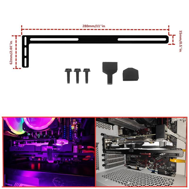 Aluminum L-shaped Graphics Card Holder Desktop PC for Case GPU - TikTok ...