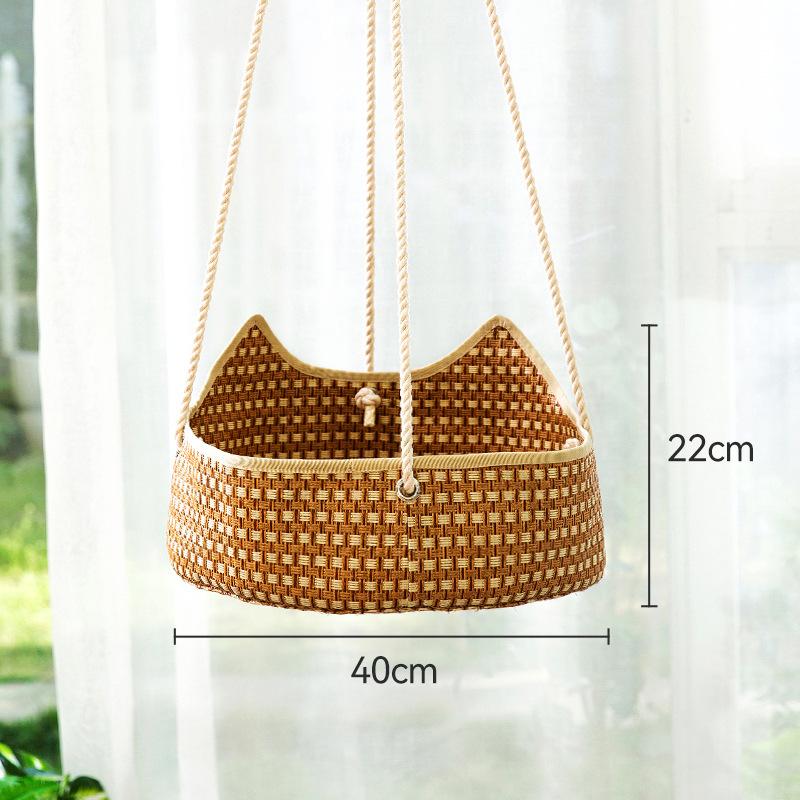 Cat Hammock Straw Hammock Cat Nest Summer Four Seasons Universal ...
