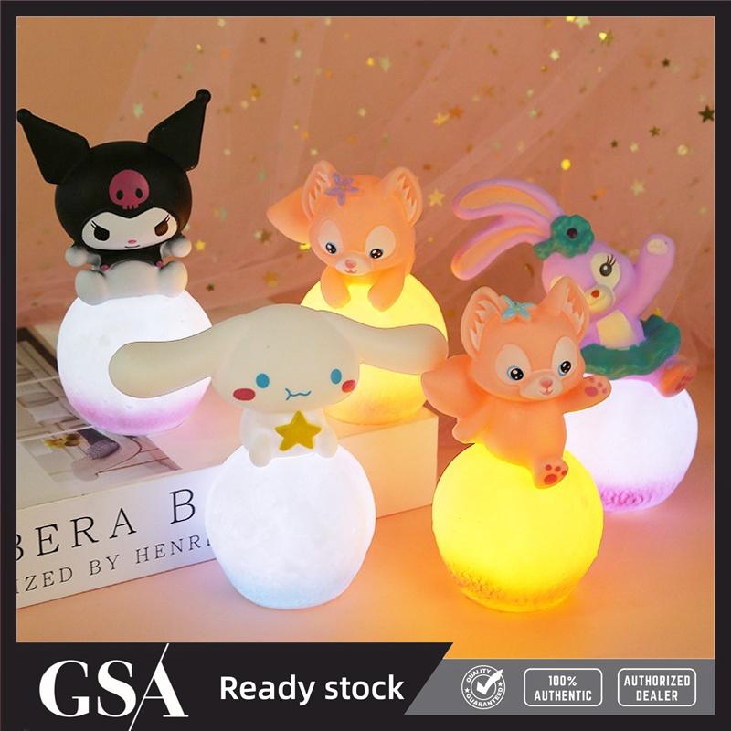Sanrio Night Lights Kawaii 3D Sanrio Moon Night Light Cinnamoroll ...