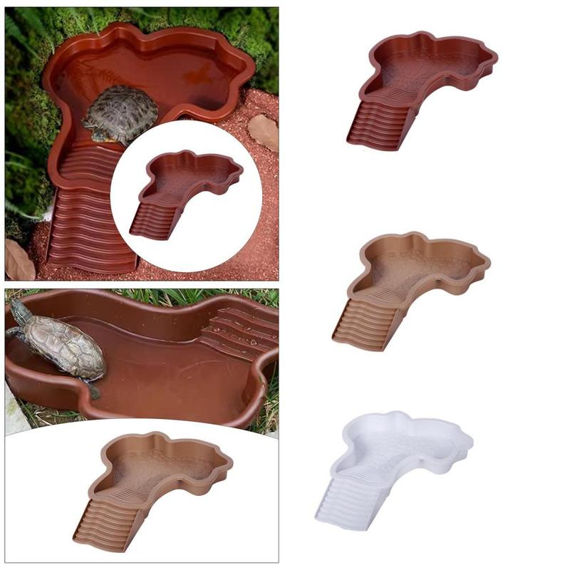 Reptile Bathing Pool Large Tortoise Feeder Reptile Water Bow - TikTok ...
