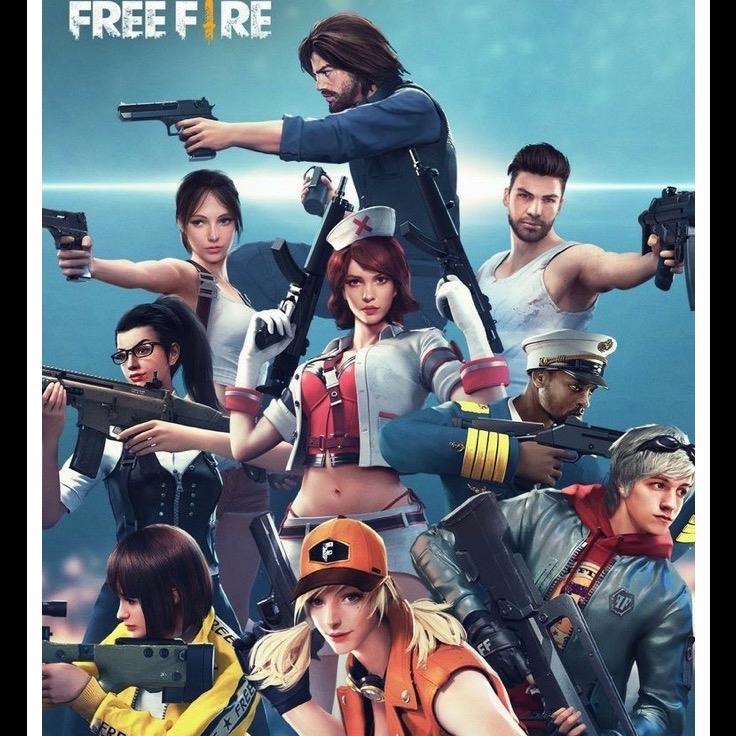 Cetak poster karakter free fire poster ff bebas karakter hiasan - Shop ...
