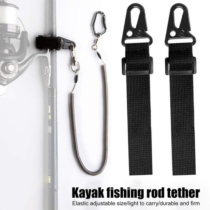 Fishing Rod Lanyard Adjustable Heavy Duty Retractable Coiled - TikTok ...