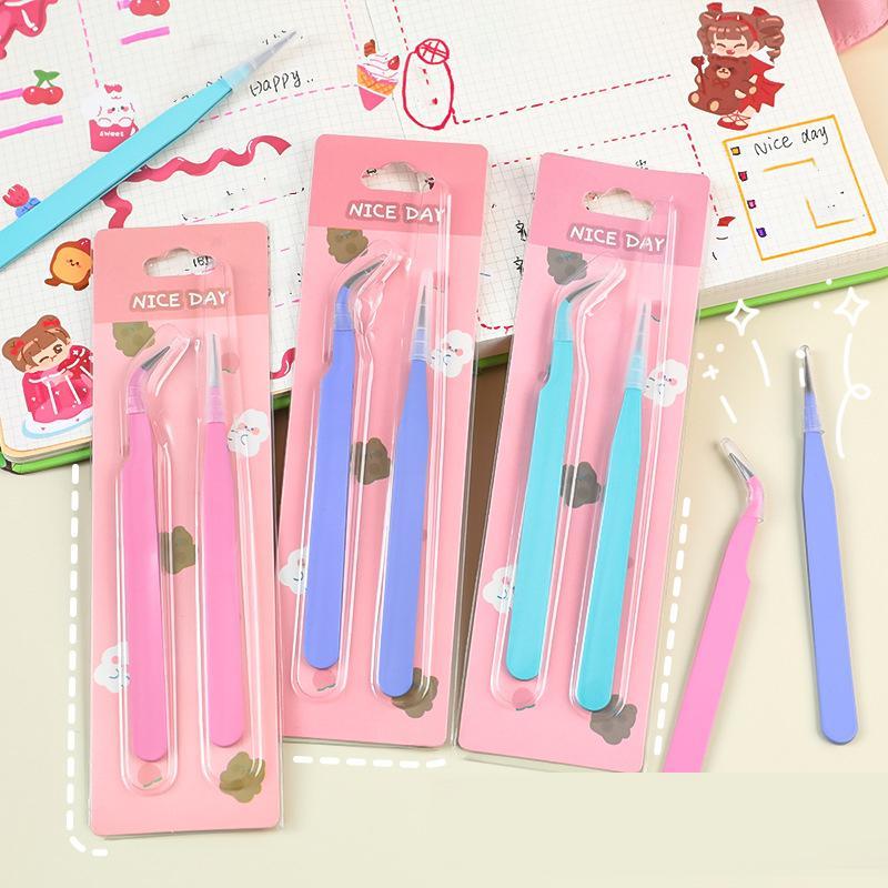 Mini Tweezers Set, 2 Counts/set Multifunctional Mini Tweezers, - TikTok ...