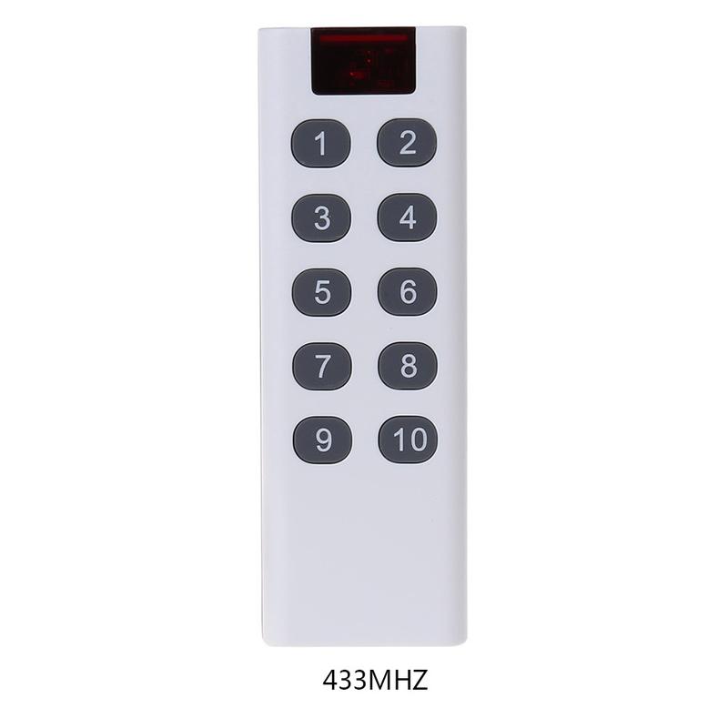 433MHZ Universal Wireless Learning Code Digital Remote Control - TikTok Shop Singapore