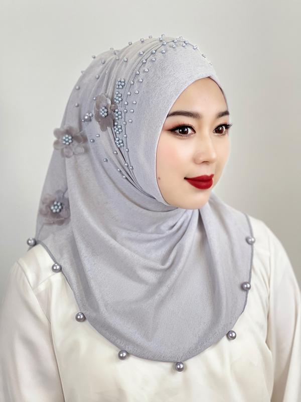 Hijab Manik Muslimah, Topi Warna Pepejal Dewasa, Topi Lembut - TikTok ...