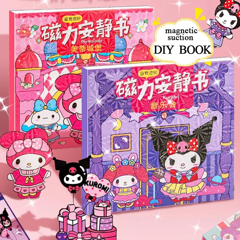 New Sanrio Magnetic Quiet Book Hello Kitty Kuromi Melody No Crop ...