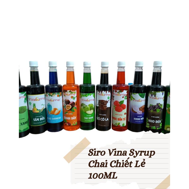 Siro Vina Syrup Chai Chiết Lẻ 100ML - Syrup Làm Trà Trái Cây - TikTok ...