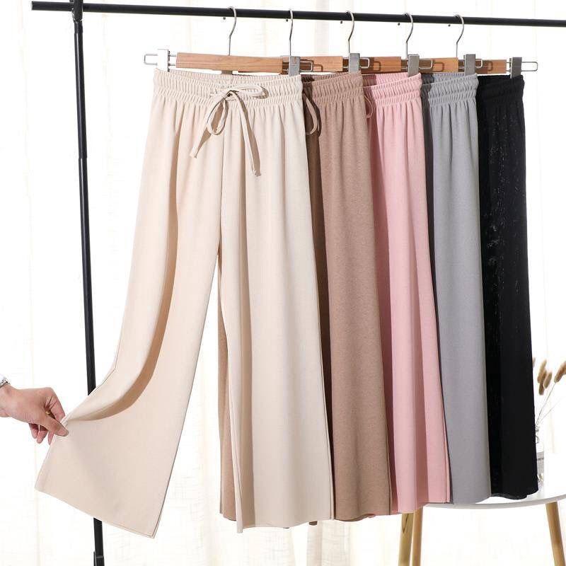 S-3XL Cotton Women Plus Size Loose Causal Wide Leg Pants Lon - TikTok ...