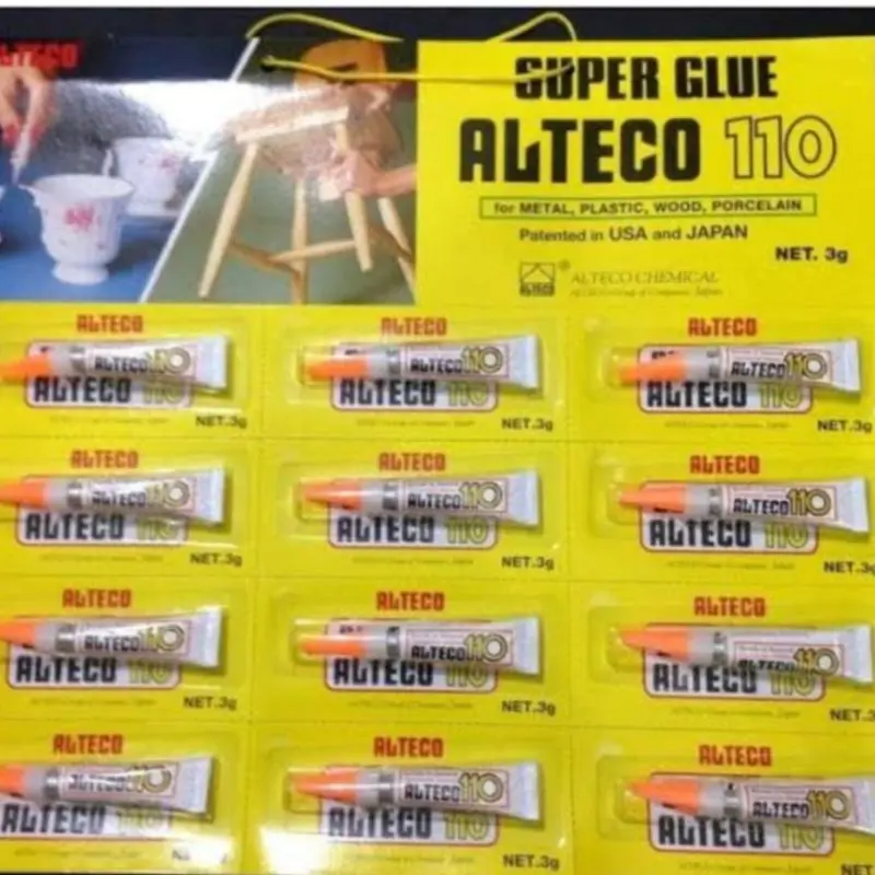 Lem Alteco 110 3g / Lem Super Glue Alteco Original Isi 12 Pcs - Shop ...