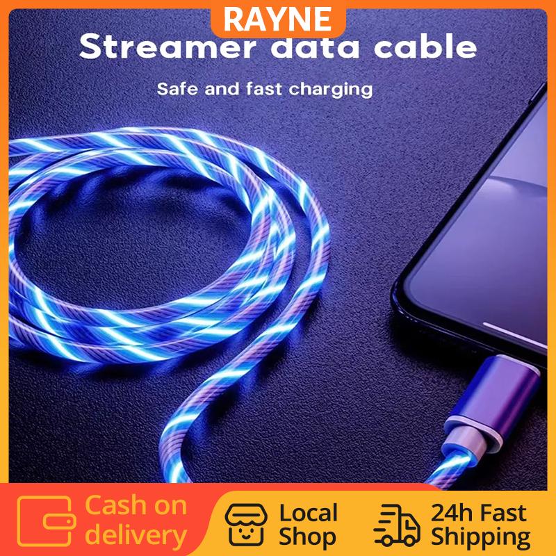 Glowing Cable Fast Charging USB Cables LED Light Charger Charge ...