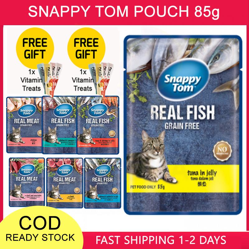 85g Snappy Tom Pouch Pet Cat Wet Food Cat Makanan Kucing Murah - TikTok ...