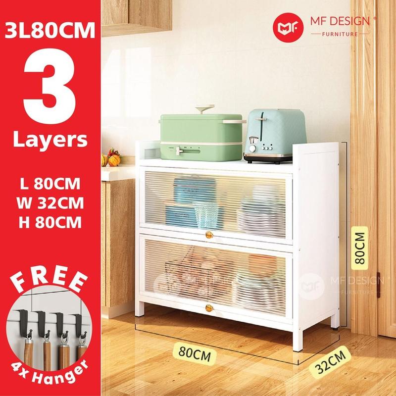 MF Design MIX Kitchen Cabinet Multipurpose Almari Dapur Kabinet ...