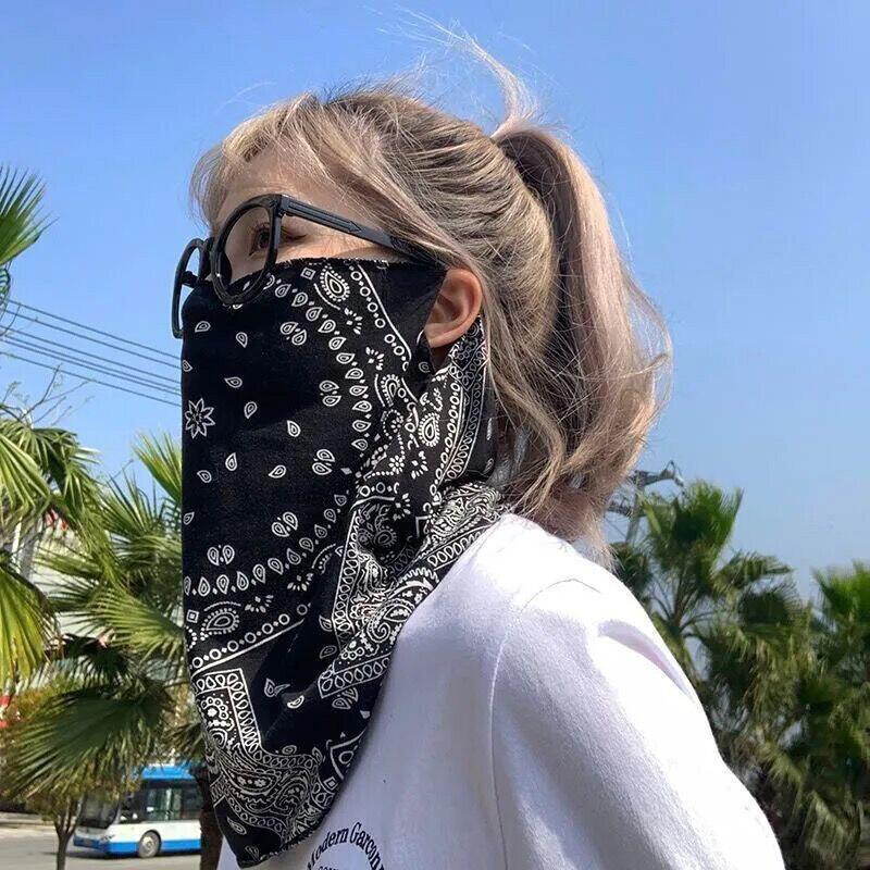 Topeng Pelindung Matahari, Cetakan Bunga Retro, Untuk Lelaki - TikTok ...