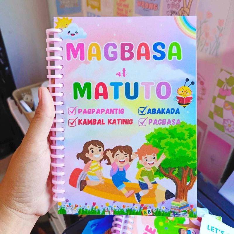 CP MAGBASA AT MATUTO BOOK FOR KIDS 85 PAGES PAGBASA ABAKADA KINDER ...