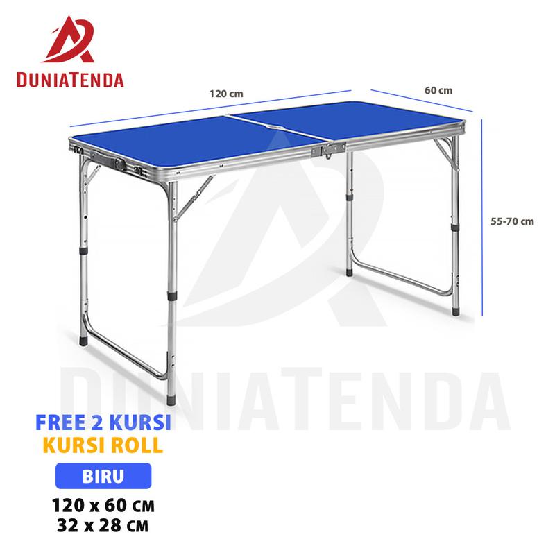 DT Meja Dagang Lipat Portable Outdoor Lubang Tengah Payung Meja - Shop ...