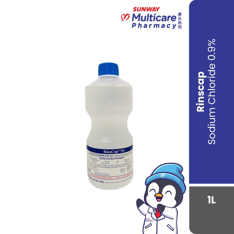 Rinscap Ns Sodium Chloride Irrigation Solution 0.9% 1000ml - TikTok ...