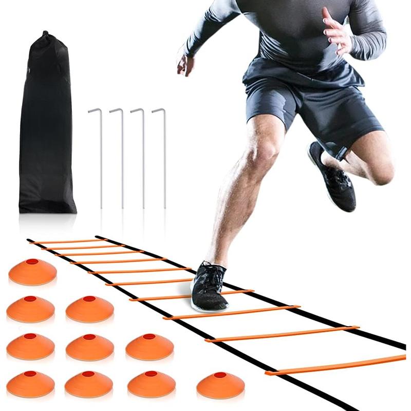 Agility Ladder and Cones 20 12 Adjustable Rungs Fitness Speed - TikTok Shop
