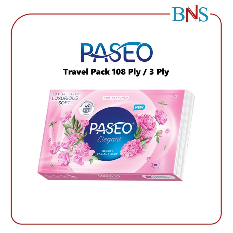 Paseo Smart Travel Pack Tissue 50 Sheets / Travel Pack 108 Ply - Shop ...