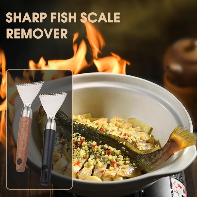 Stainless Steel Fish Scales Remover Open Fish Maw Fish Scraper - TikTok ...