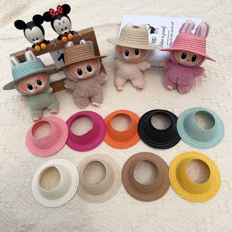 Topi Jerami Topi Terbuka Labubu, Topi Berkait, Aksesori Kostum - TikTok ...