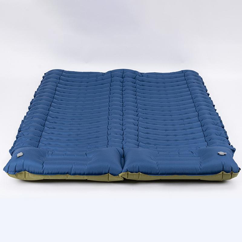 Thick Double Air Mattress with Foot Pump: Perfect for Campin - TikTok ...