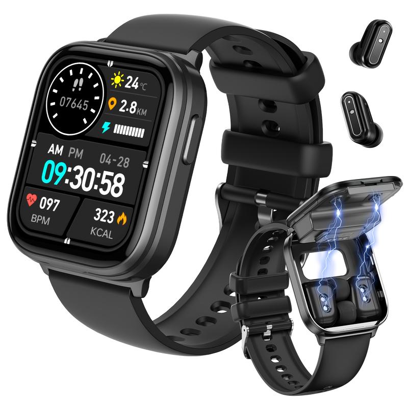 2024 Smart Watch Built-in Headset 2 In 1 Watch, High-definition ...