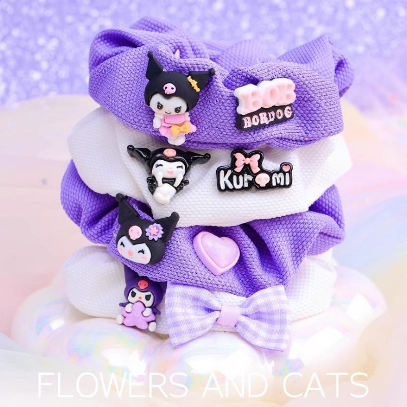 Scrunchie, Rekaan Kuromi Sanrio, Fesyen Baru, Gaya Kartun Manis ...