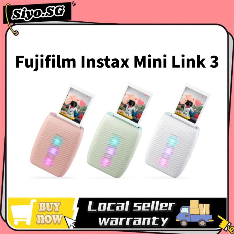 Fujifilm Instax Mini Link 3 Bluetooth Smartphone Printer 20 Sheet ...